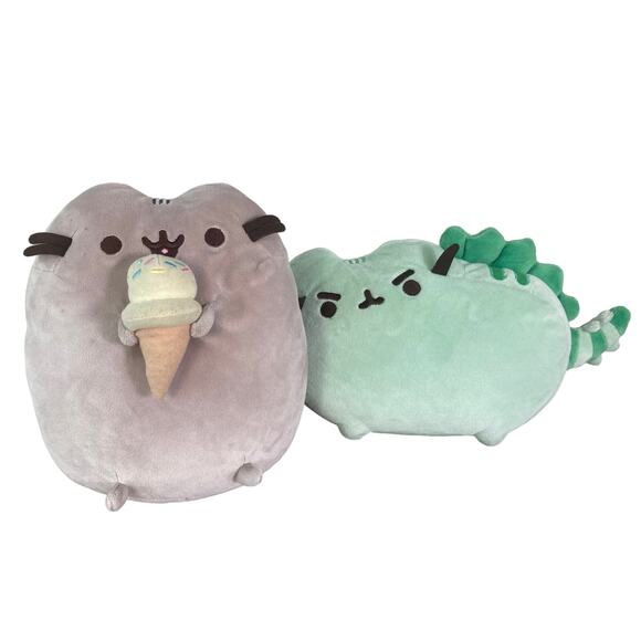 Pusheen | Toys | Gund Pusheen Pusheenosaurus Dinosaur Cat Plush Toy Set ...